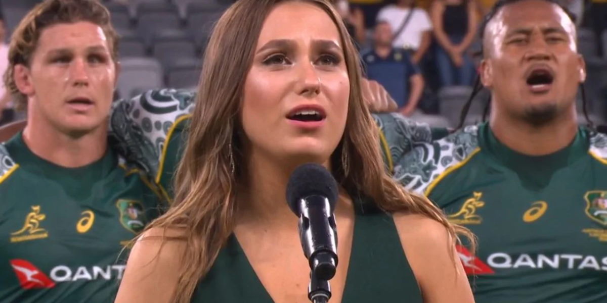 The Wallabies Sang the National Anthem in Indigenous Language Before ...