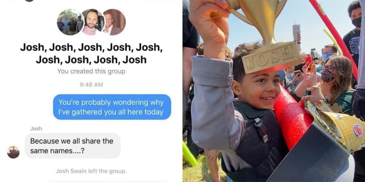 A Heap of Guys Named Josh Had a "Josh Fight" and the Youngest Josh Won ...