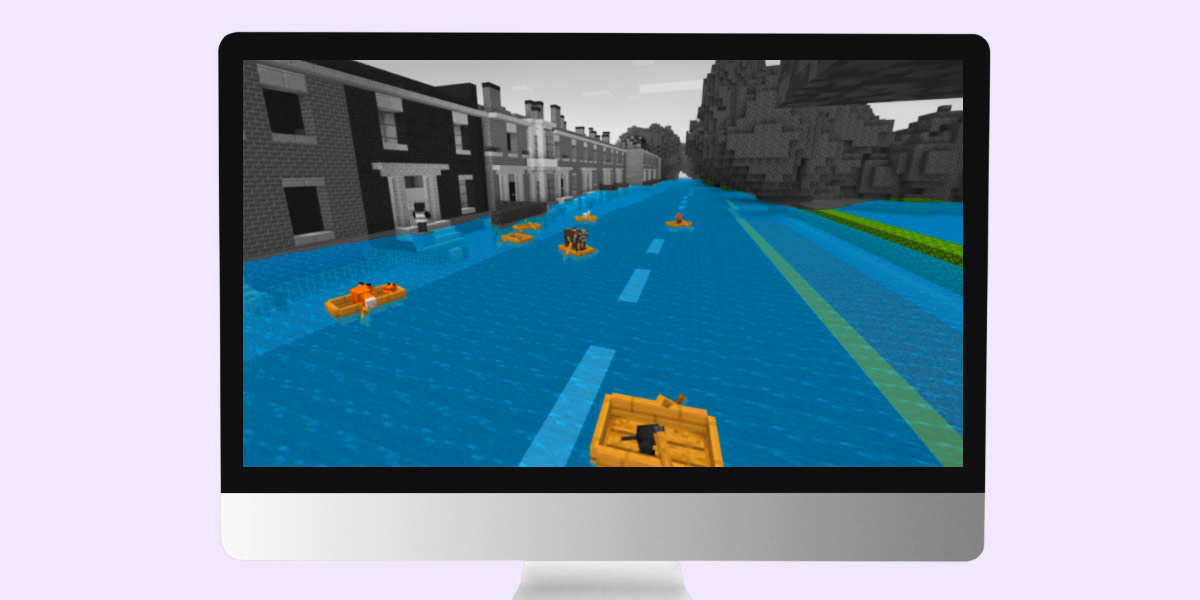 New Minecraft World “Rivercraft” Explores Flooding and Climate Change