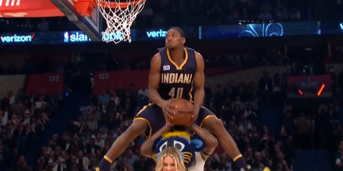 Watch Glenn Robinson III Reverse Dunk Over a Cheerleader, a Mascot and ...