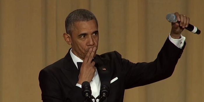President Obama Drops Mic On Donald Trump After Blistering Roast; Even ...