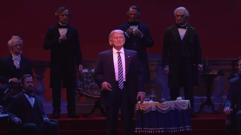 Disney's New Trump Robot Looks Like a Lot of Different People; None of ...