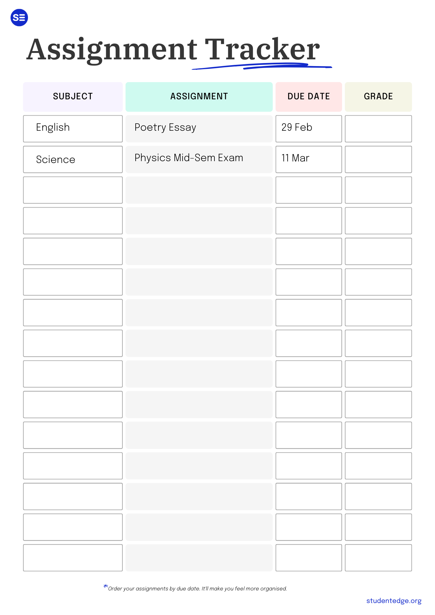 Here’s A Free Study Planner To Ace The School Year