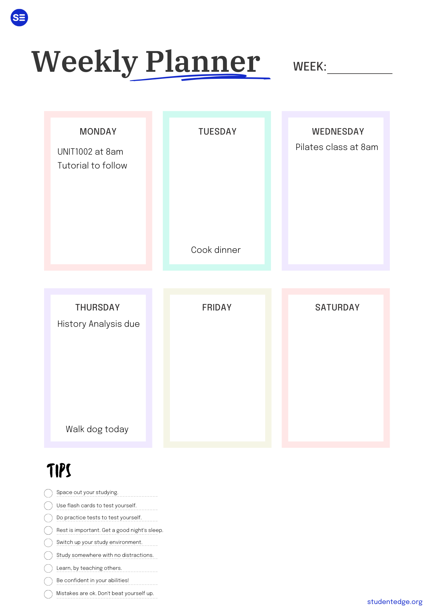 Here’s A Free Study Planner To Ace The School Year