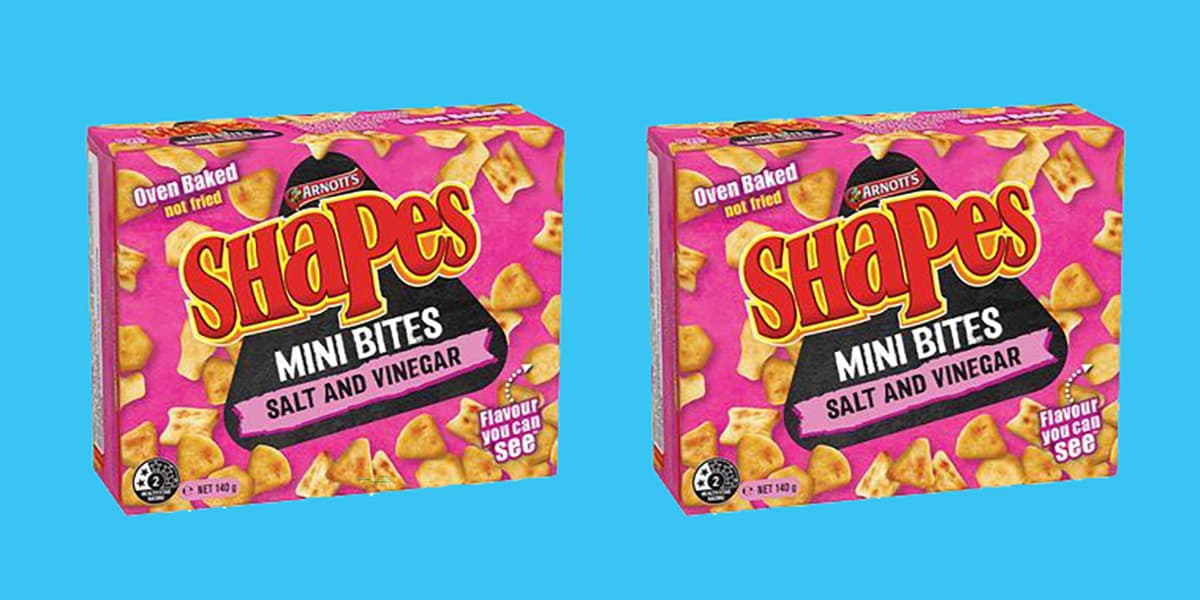 Arnott’s Have Finally Released Salt and Vinegar Flavoured Shapes