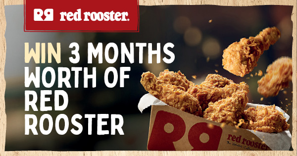 Win 3 months worth of Red Rooster · Free Online Competitions · Student Edge