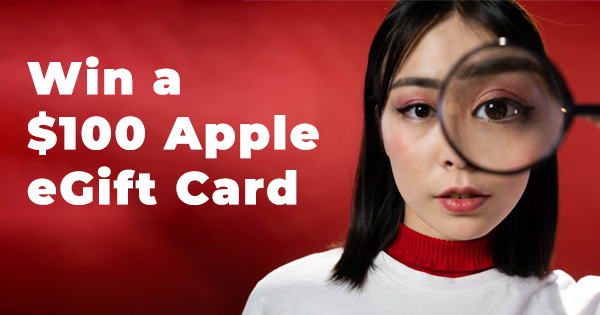 Win a $100 Apple eGift Card · Free Online Competitions · Student Edge