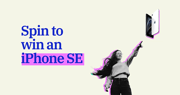 Spin to Win an iPhone SE · Free Online Competitions · Student Edge