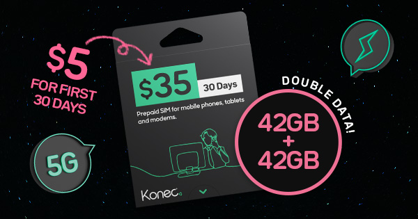 5G mobile plan for $5 with Konec - Student Discount - Student Edge